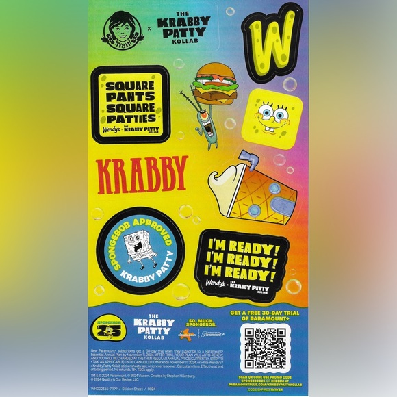 SpongeBob Squarepants | Toys | Wendys X Spongebob Squarepants Colab ...